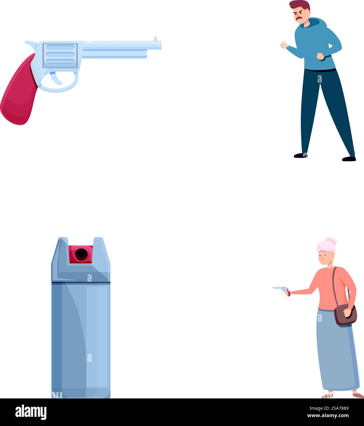 Protection concept icons set cartoon vector. Character defends from ...