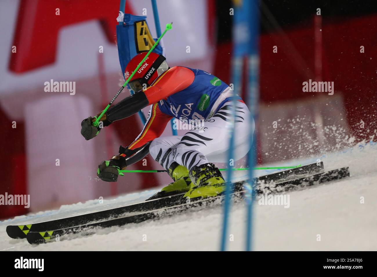 SCHLADMING, AUSTRIA - JANUARY 28: Fabian Gratz of Germany during the ...
