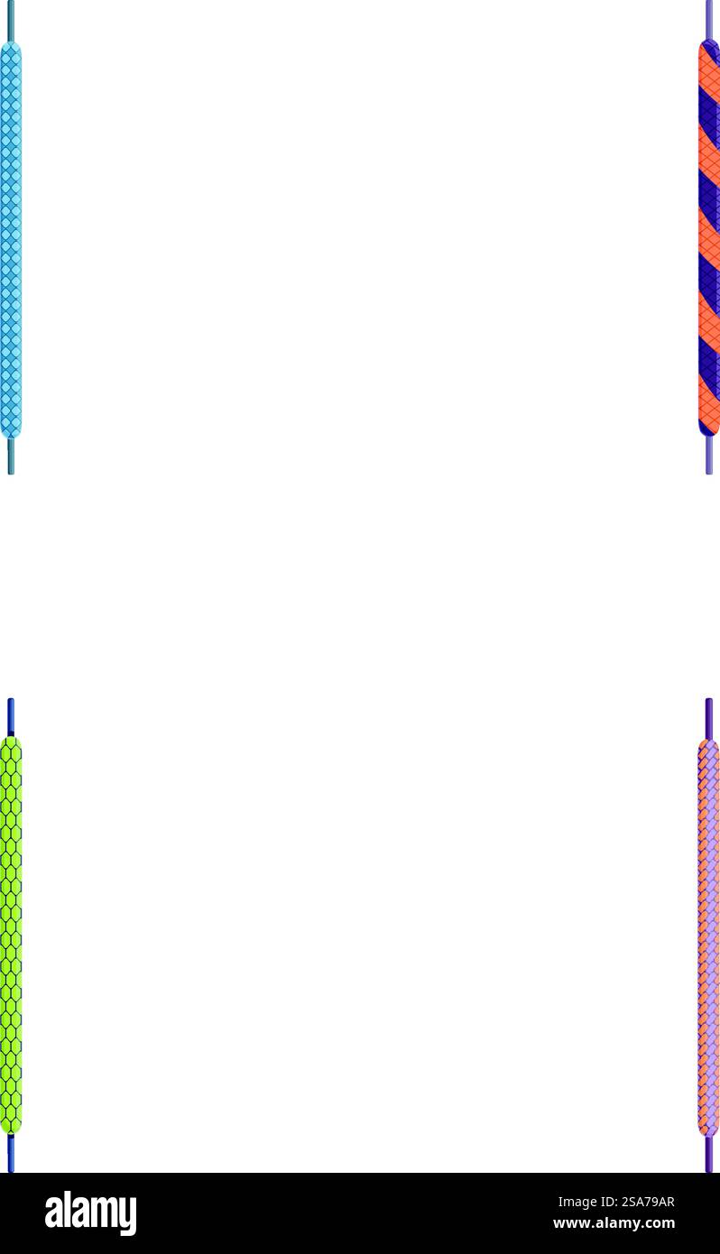 Set of vibrant clipin hair extensions isolated on a pure white backdrop ...