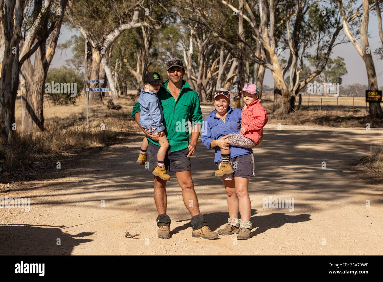 Australia. 29th Jan, 2025. Legume and cereal farmer Simon Nuske his ...