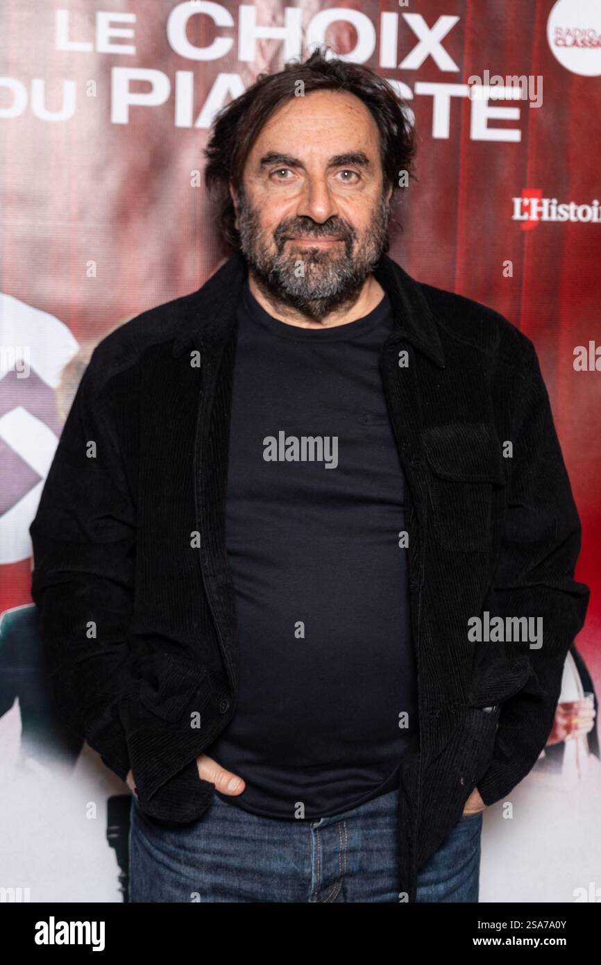 Andre Manoukian attends "Le choix du pianiste" Paris film premiere at ...