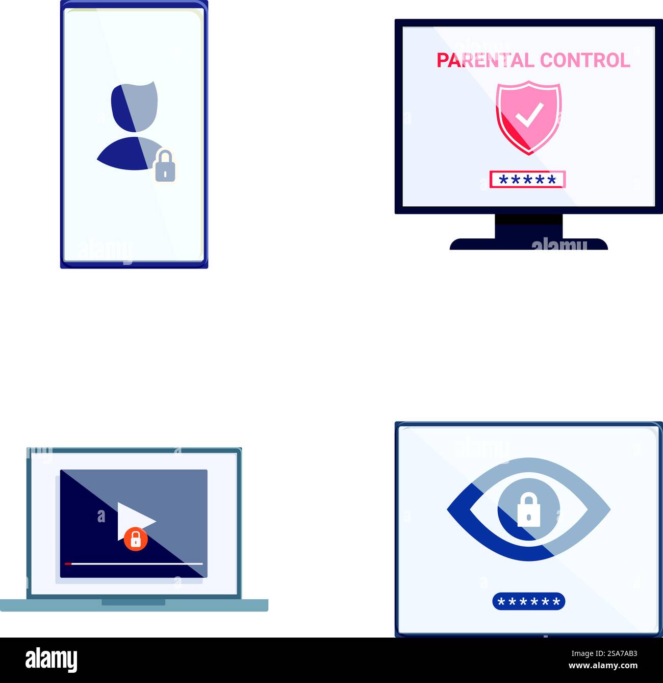 Secure Your Digital Data With This Comprehensive Set Of Privacy And Cybersecurity Vector Icons