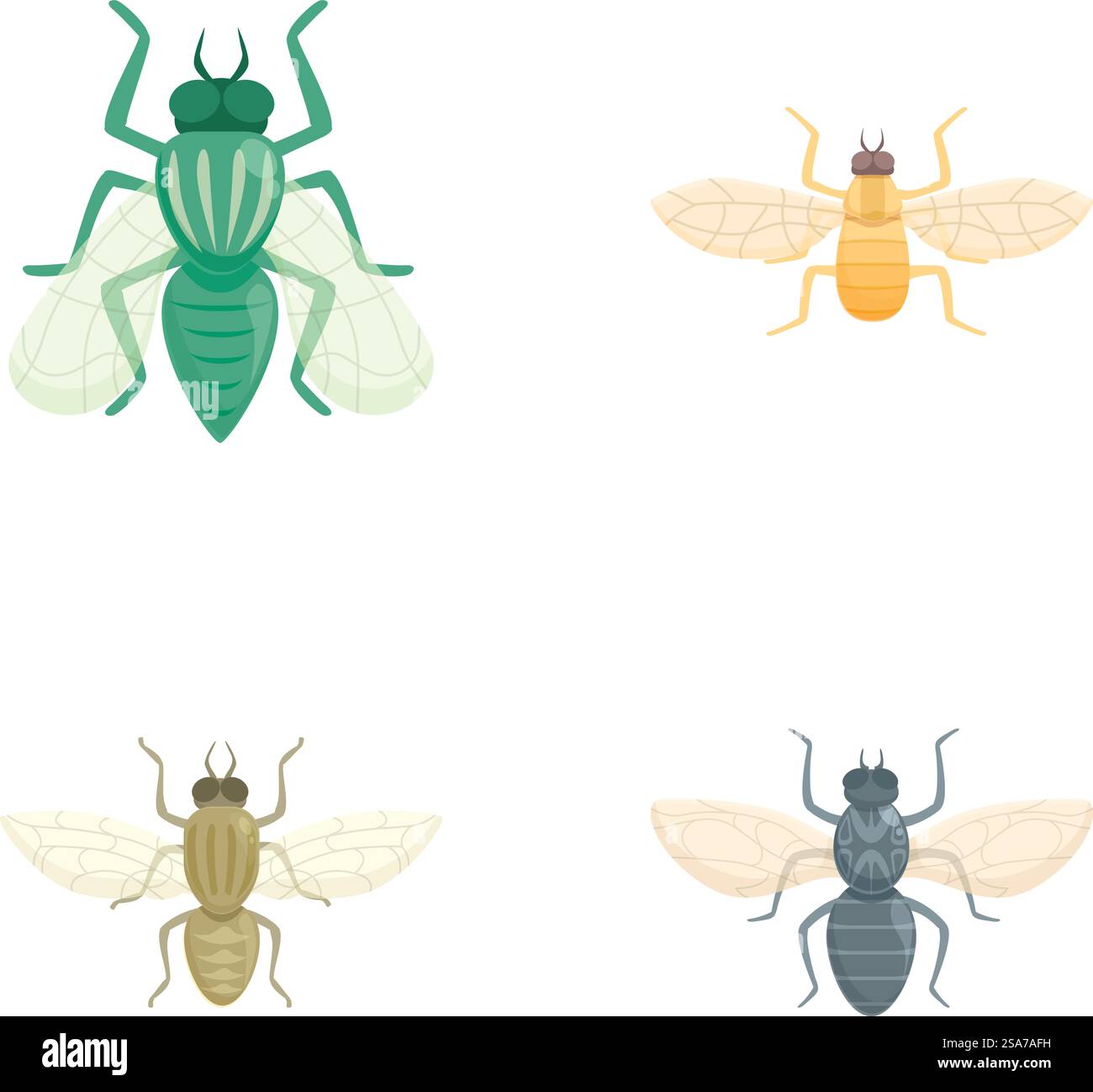 Cartoon insects hi-res stock photography and images - Alamy