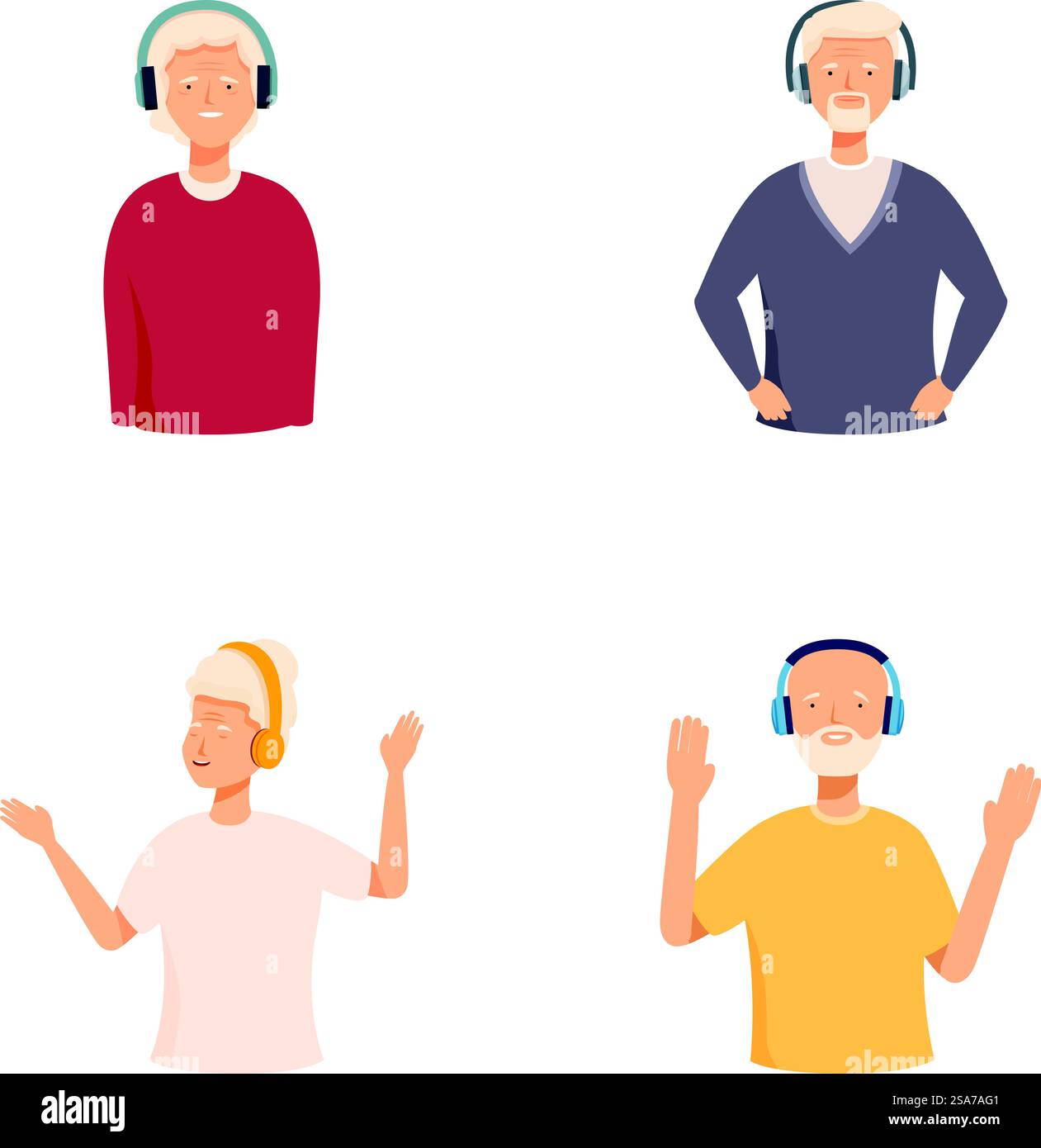 People different ages Cut Out Stock Images & Pictures - Alamy