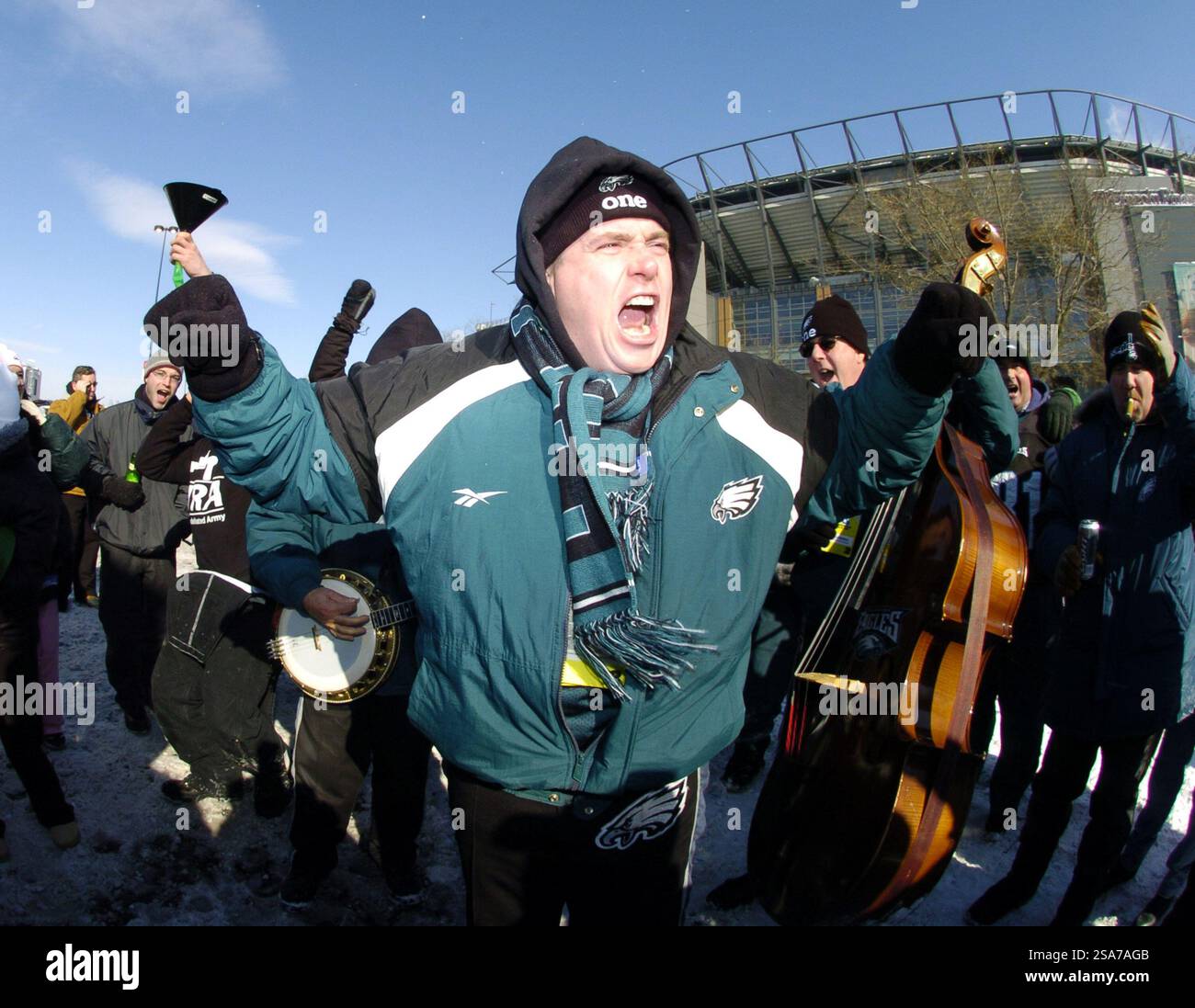 Philadelphia, United States. 23rd Jan, 2005. Philadelphia Eagles fans ...