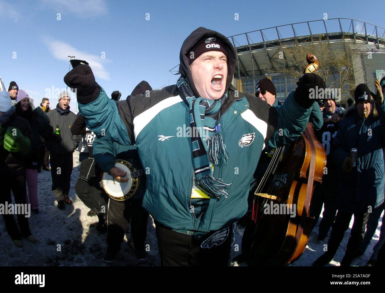 Philadelphia, United States. 23rd Jan, 2005. Philadelphia Eagles fans ...