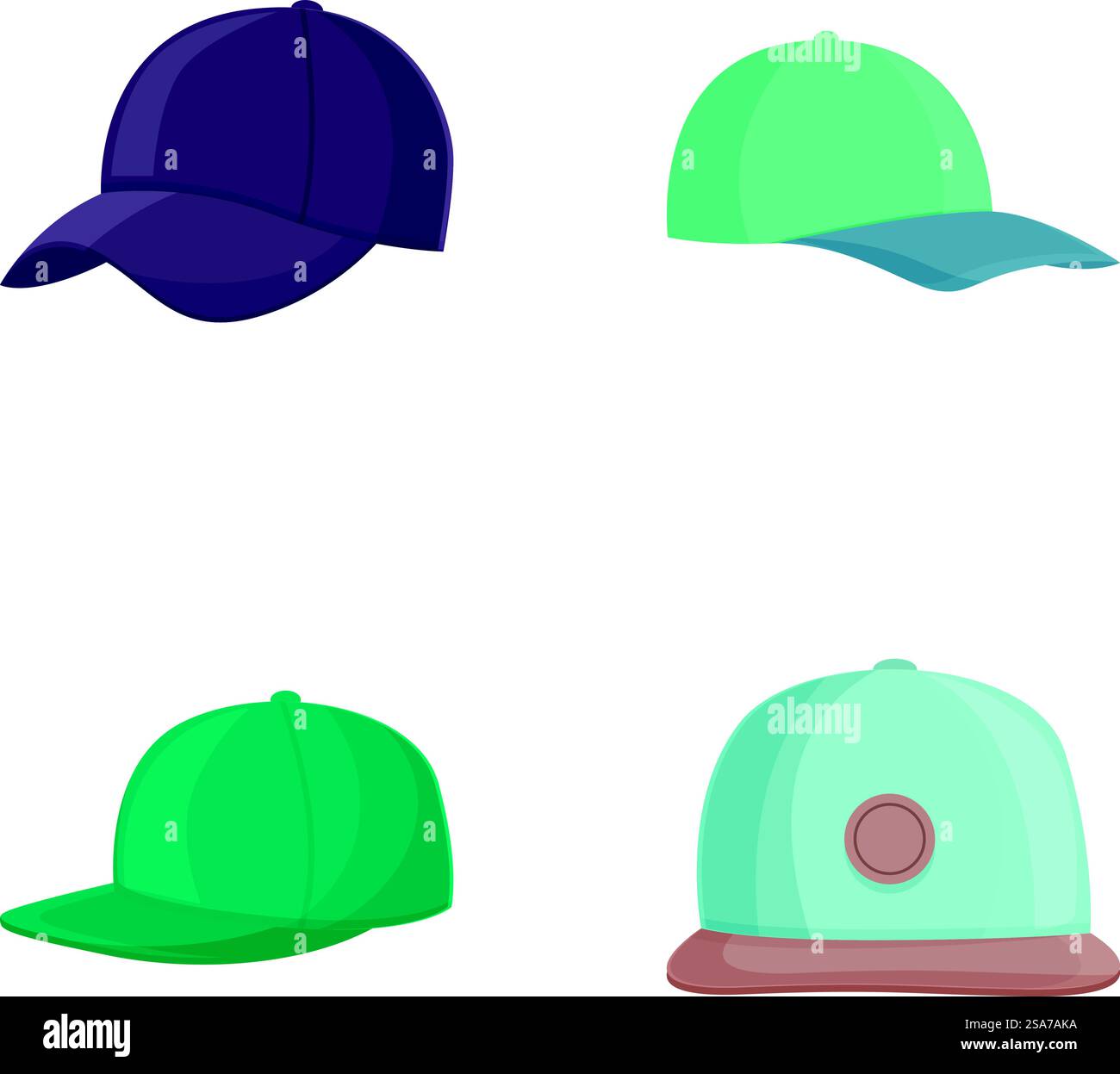 Multiple caps Stock Vector Images - Alamy