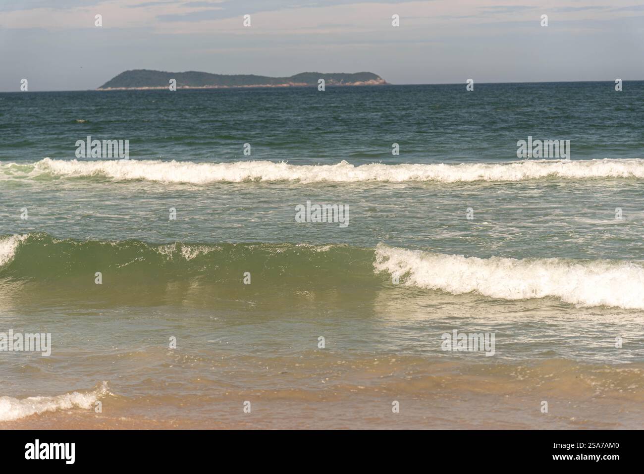 coastline of Gamboa beach, Santa Catarina, Brazil Stock Photo - Alamy
