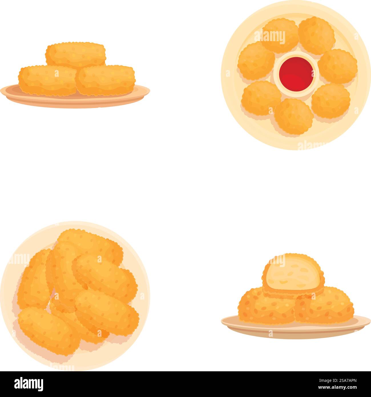 Collection of cheese snack vector images, perfect for foodrelated ...