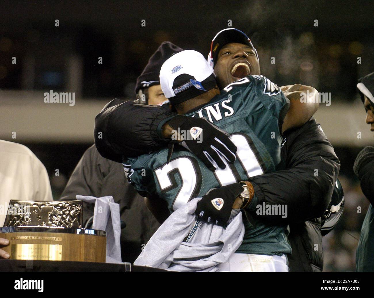 Philadelphia, United States. 23rd Jan, 2005. Injured Philadelphia ...