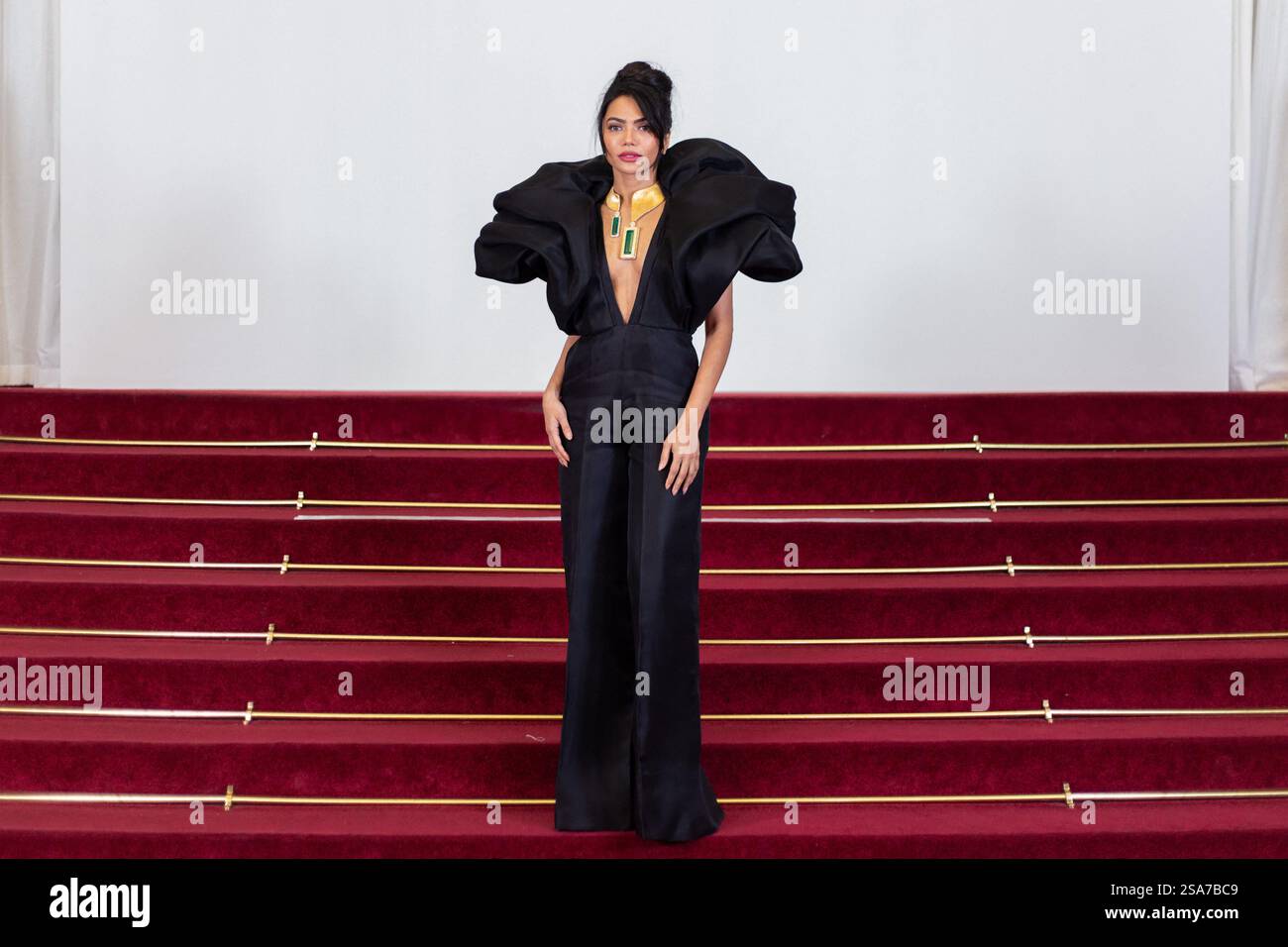 Mona Patel attends the Schiaparelli Haute Couture Spring-Summer 2025 ...