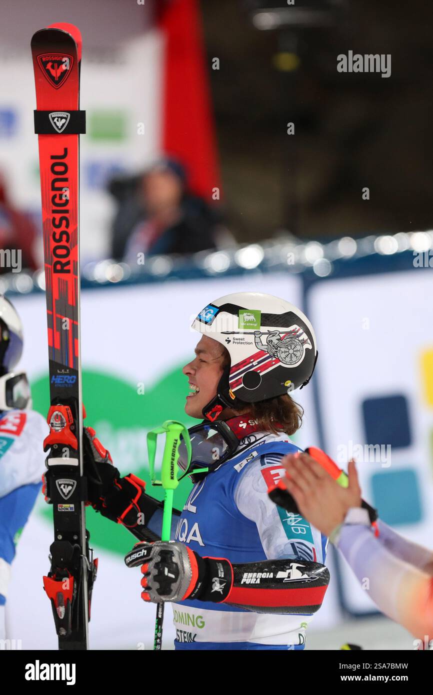 SCHLADMING, AUSTRIA - JANUARY 28: winner Aleksander Steen Olsen of ...