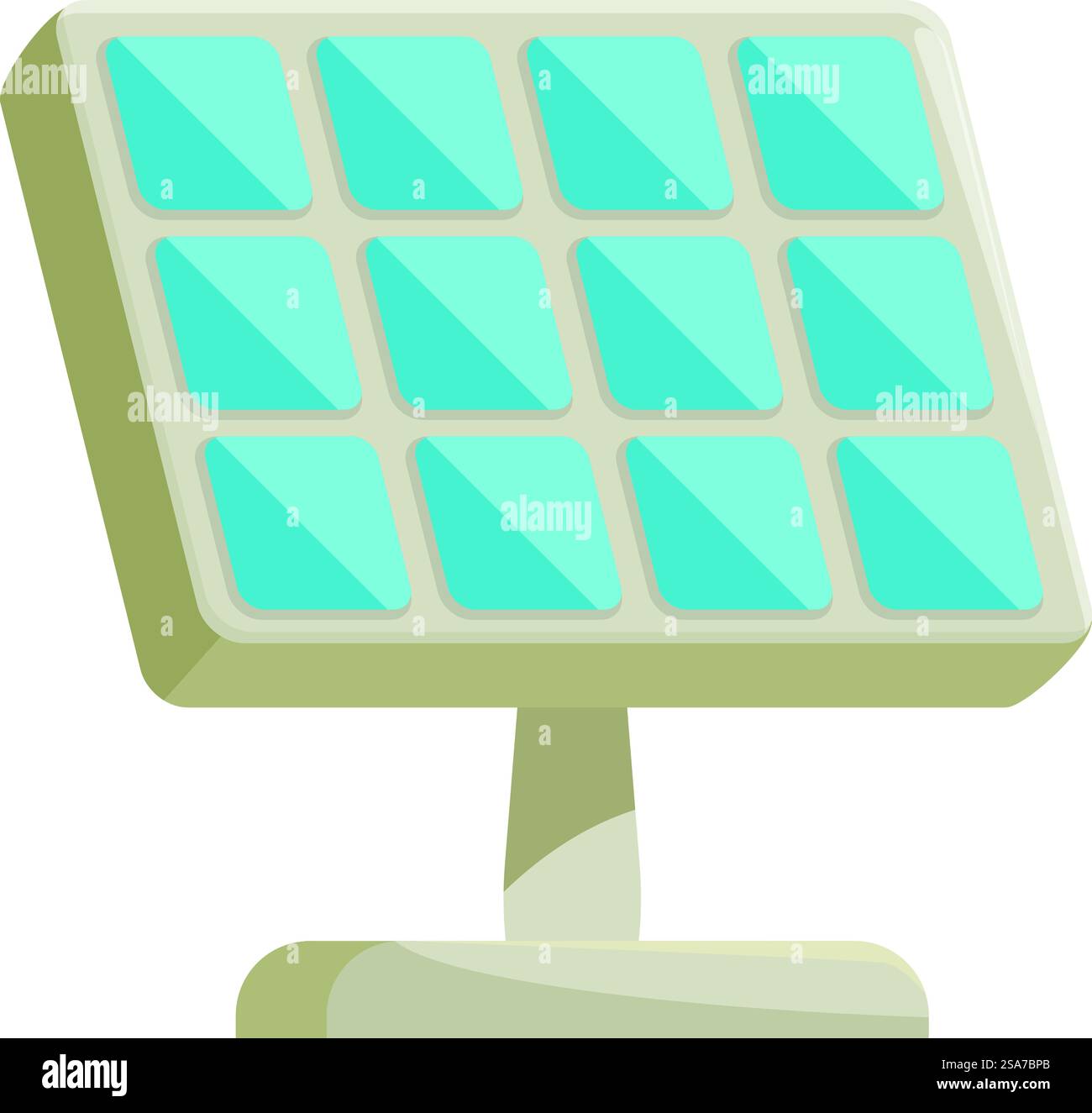 Solar panel is converting sunlight into electricity, providing clean ...
