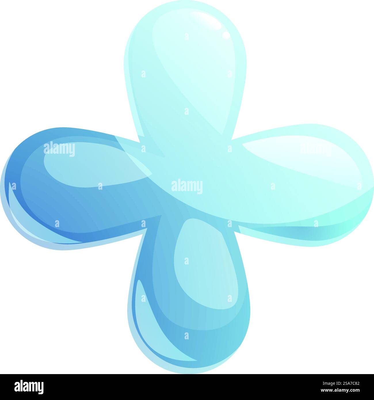 Blue cross showing healthcare symbol for hospital and medical clinic ...