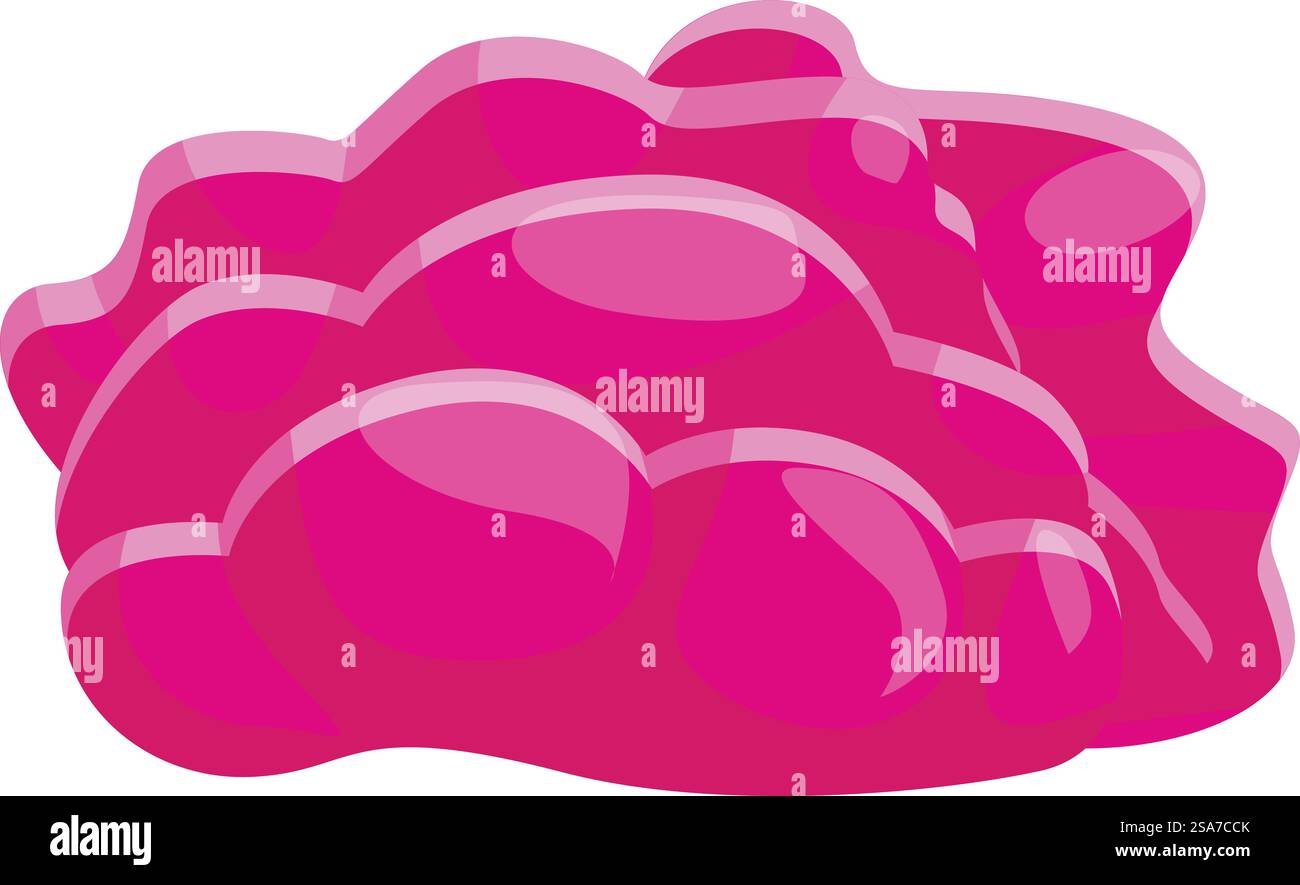 Big pink bubble gum is waiting to be chewed and blown. Delicious pink ...