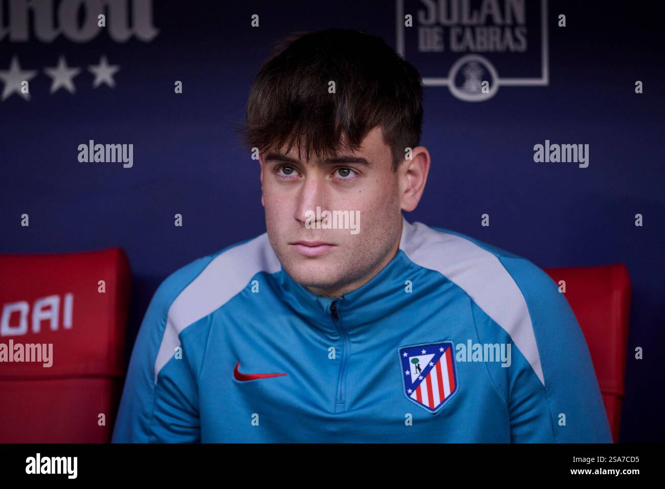 Madrid, Spain. 25th Jan, 2025. Atletico de Madrid's Ilias Kostis during La Liga match. January ...