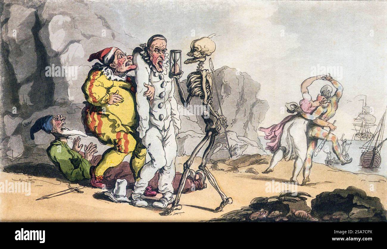 Etching from "The English dance of death, vol. 1", published in 1815 by ...