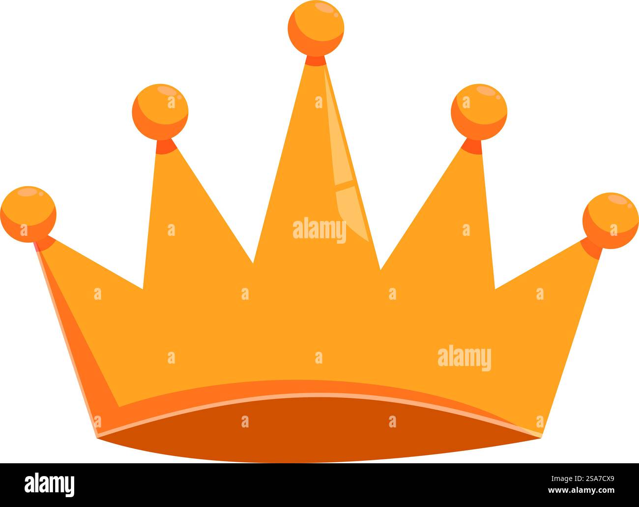 Classic golden crown symbolizing royalty, authority, and the reign of ...