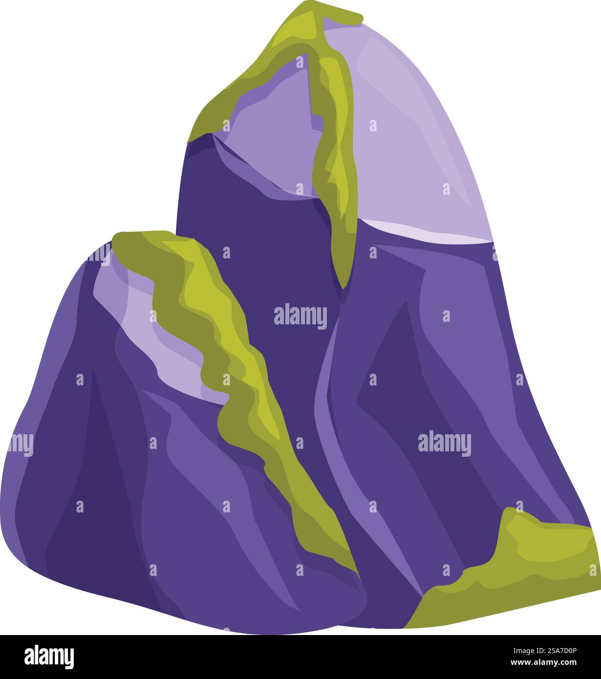 Rocky moss Stock Vector Images - Alamy