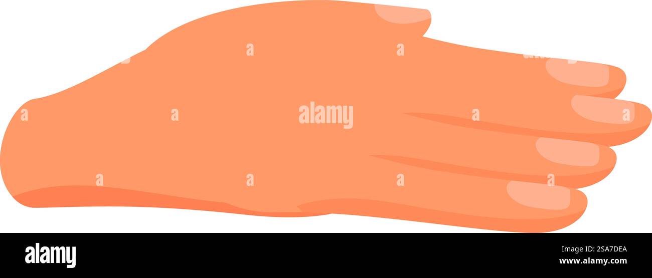 Open hand showing gesture, holding, taking or receiving something. Open ...