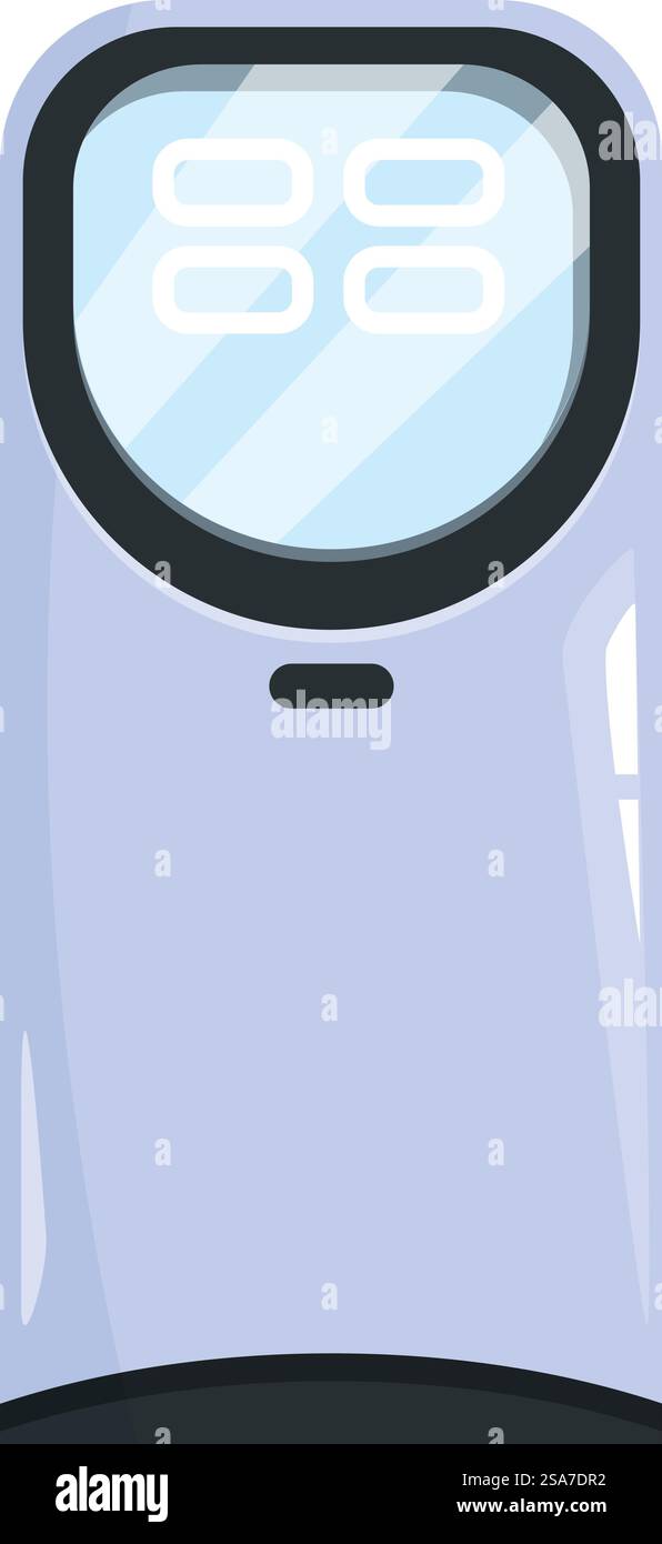 Air purifier working, filtering and cleaning the air in a room. Modern ...