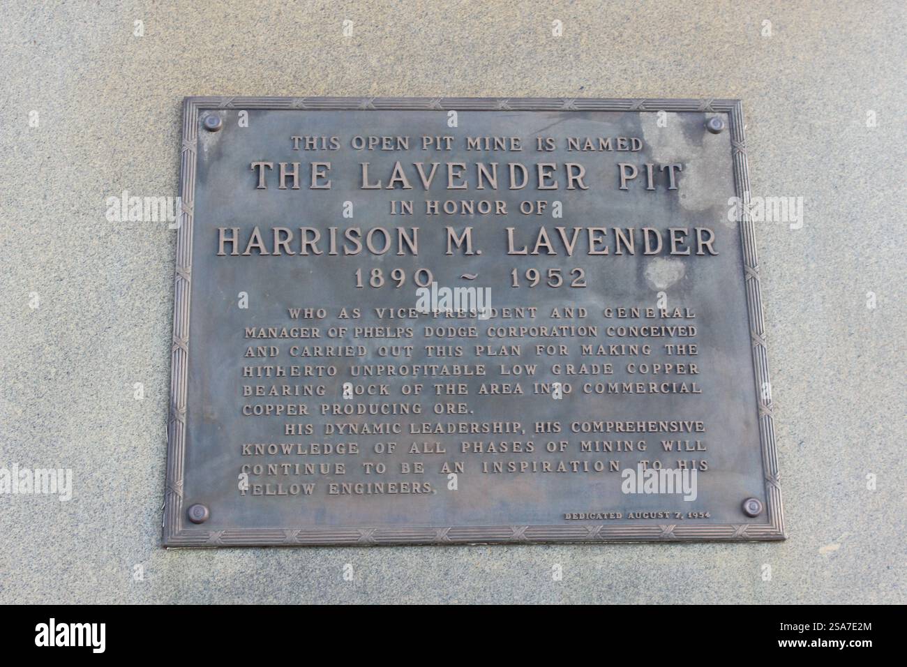The Lavender Open Pit Mine in Bisbee Arizona Stock Photo - Alamy