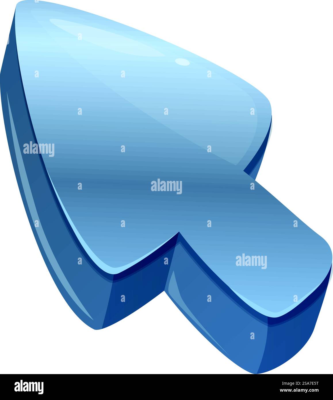 Blue Cursor Is Showing Clicking Pointing And Selecting On A White Background Blue Cursor