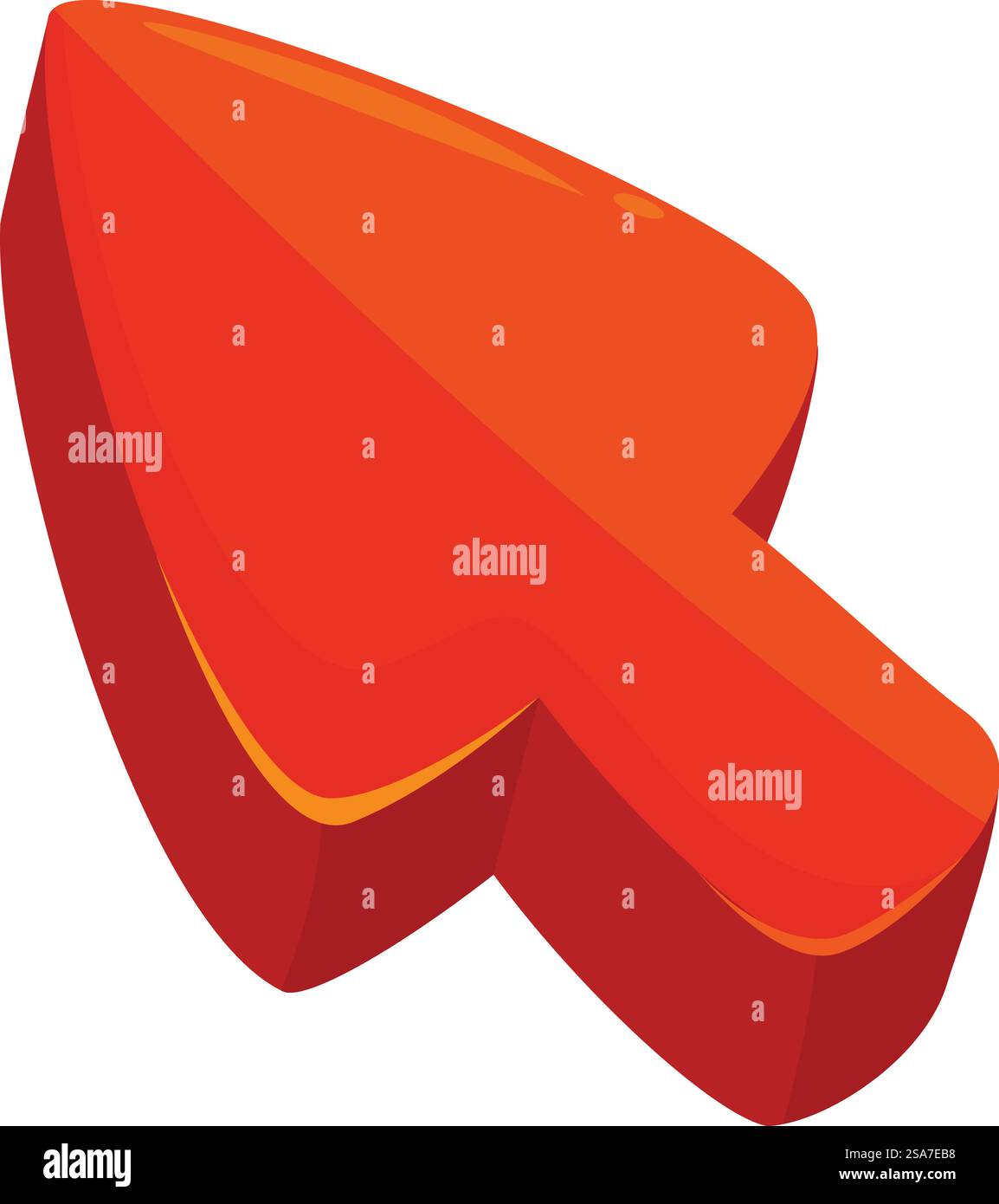 3d cursor pointing at something interesting on website, showing ...