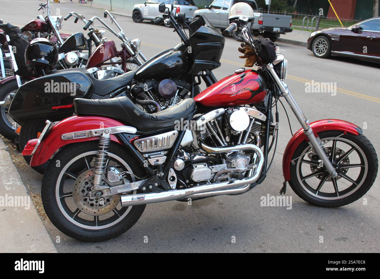 Motorcycles at The Prowl in Bisbee Arizona Stock Photo - Alamy