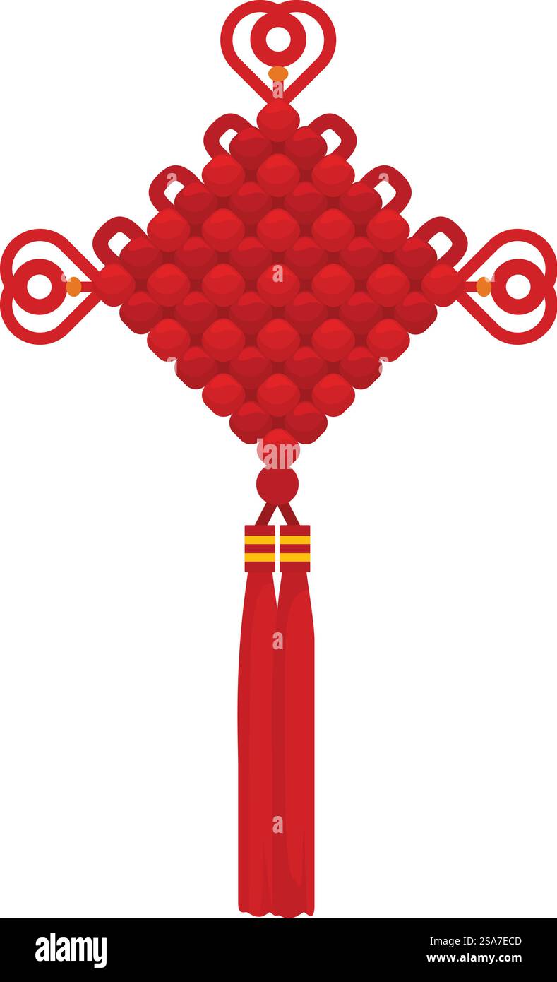 Red chinese knot with golden details hi-res stock photography and ...