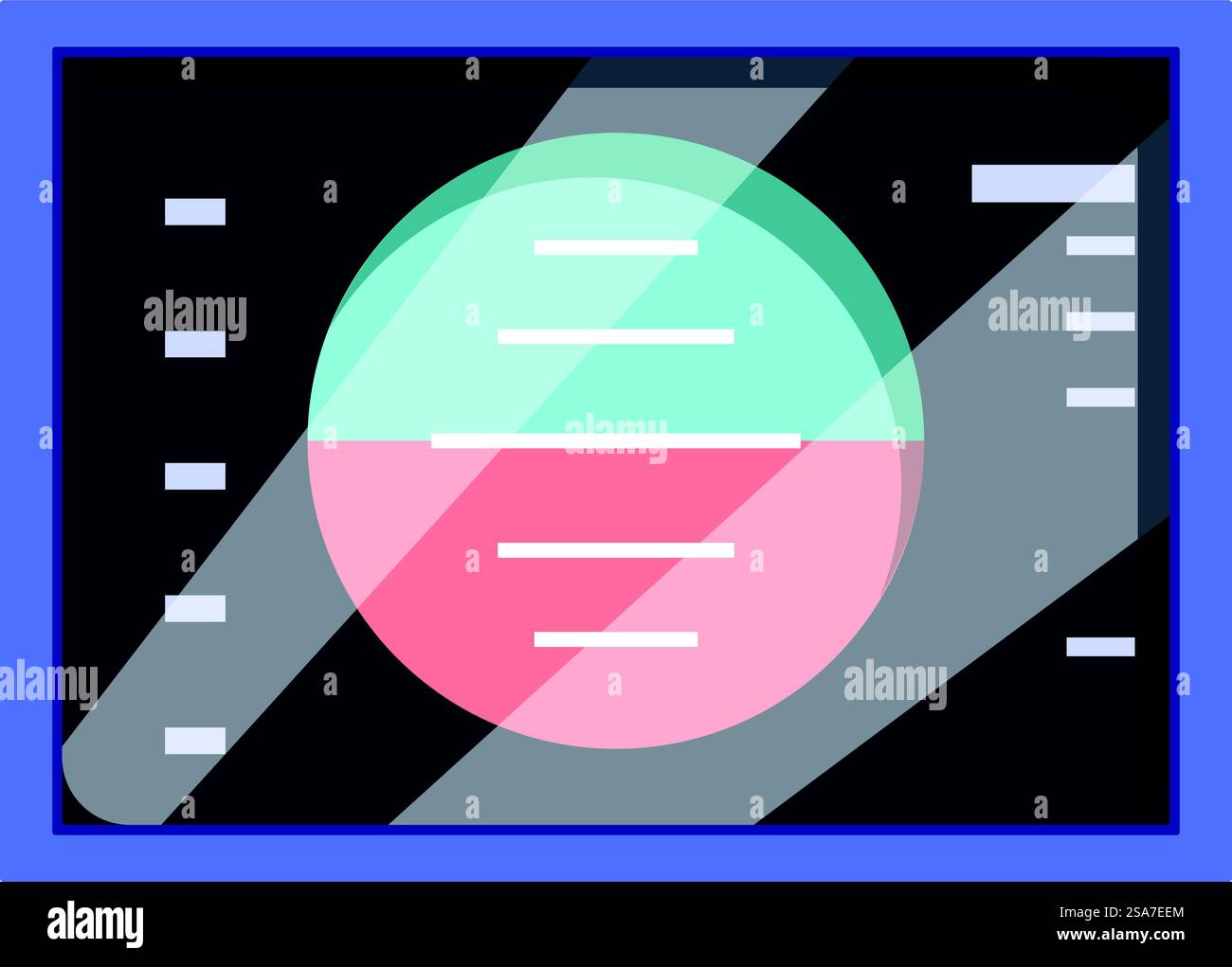 Electronic device with round bar graph for measuring and displaying ...
