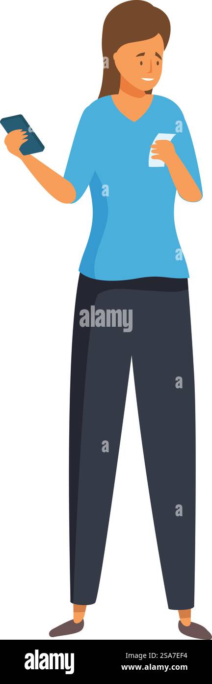 Bad news worried woman Cut Out Stock Images & Pictures - Alamy