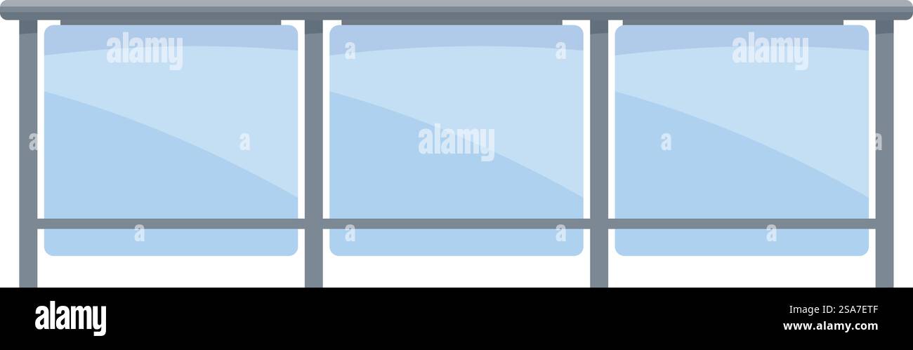 Modern glass balcony with metal railing providing safety and style ...