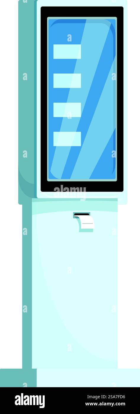 Modern payment terminal is waiting for a customer to pay. Modern payment terminal accepting ...