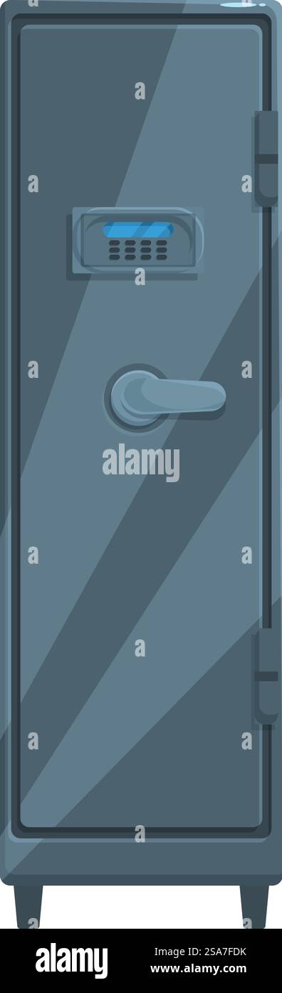 Steel safe protecting important documents and money hi-res stock ...