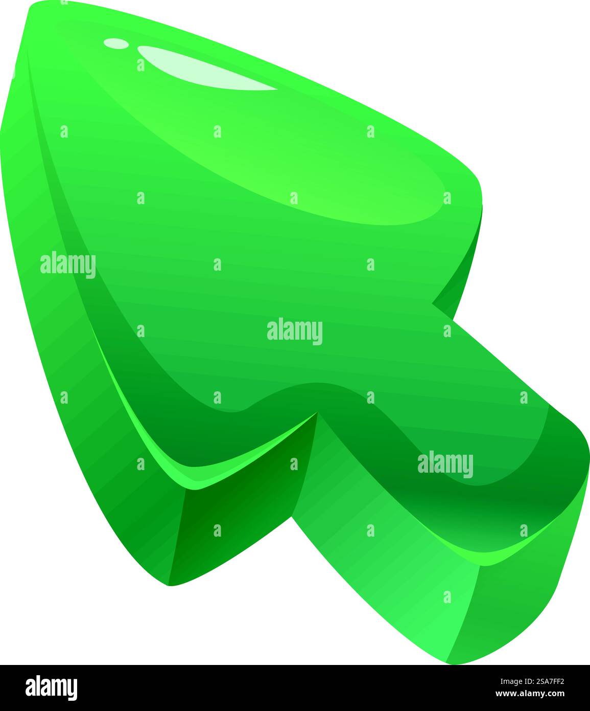 Bright green 3d cursor is pointing up and to the right. Green cursor ...
