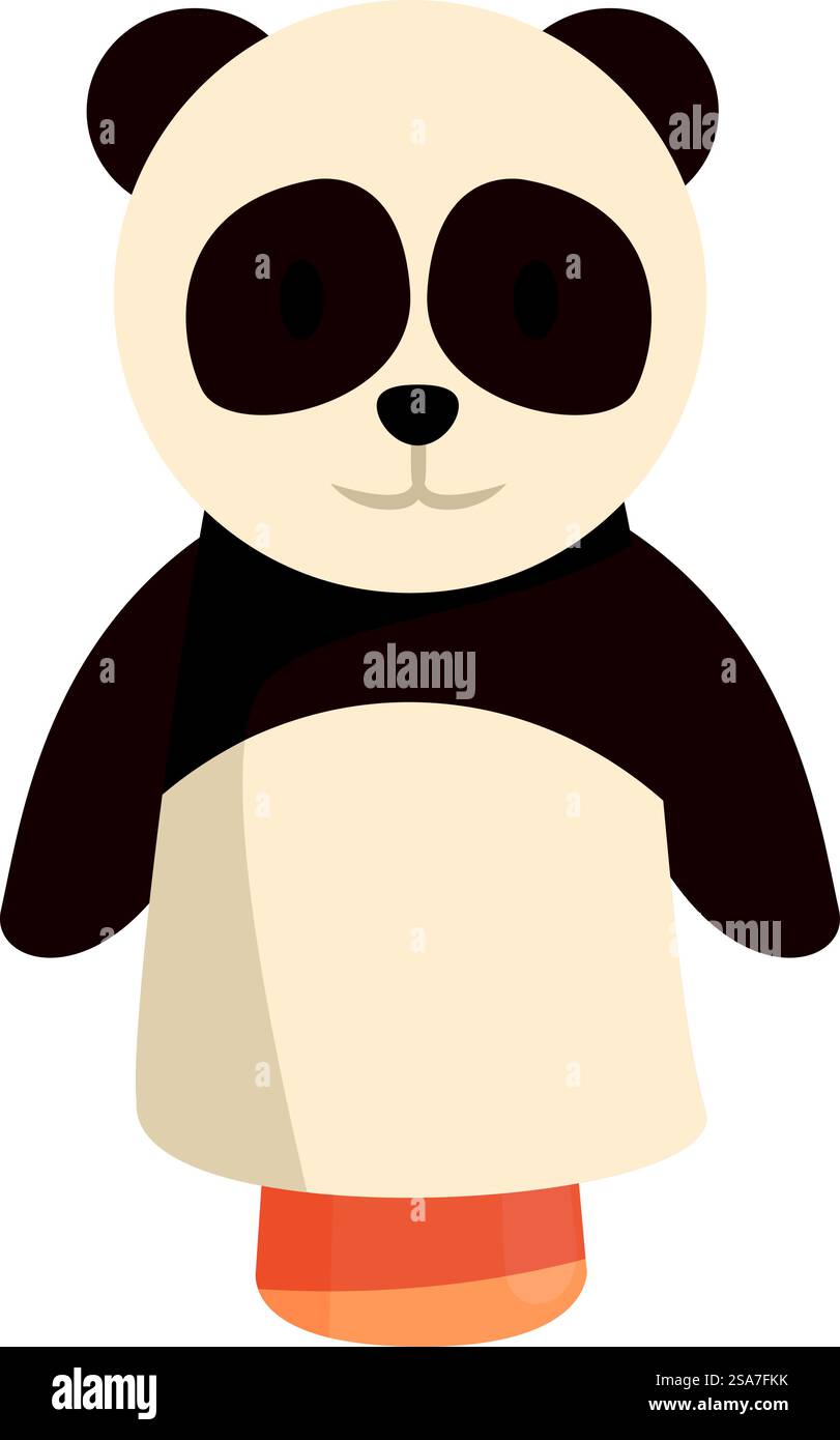 Delightful panda hand puppet is ready to bring joy and laughter to ...