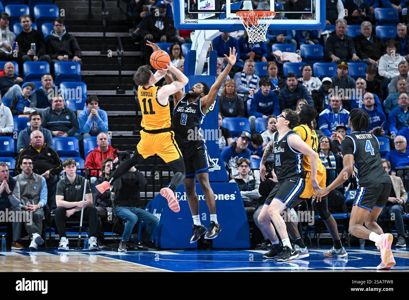 JANUARY 28, 2025: Virginia Commonwealth Rams guard Max Shulga (11) puts ...