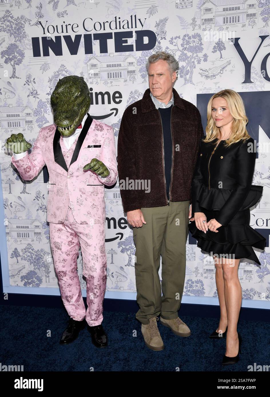 Actor-producers Will Ferrell, center, and Reese Witherspoon, right ...