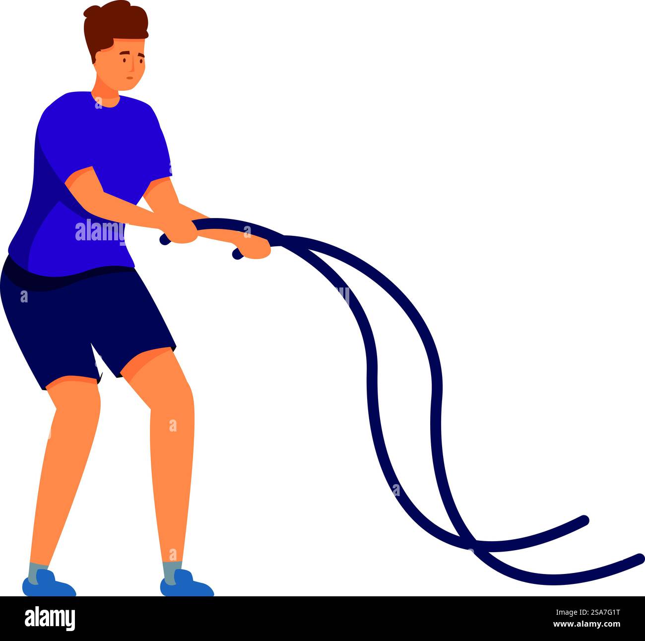 Battling rope Cut Out Stock Images & Pictures - Alamy