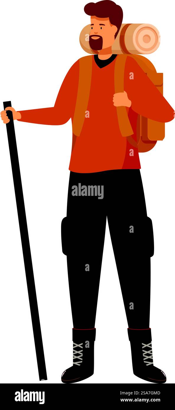 Adventure in wilderness Cut Out Stock Images & Pictures - Alamy