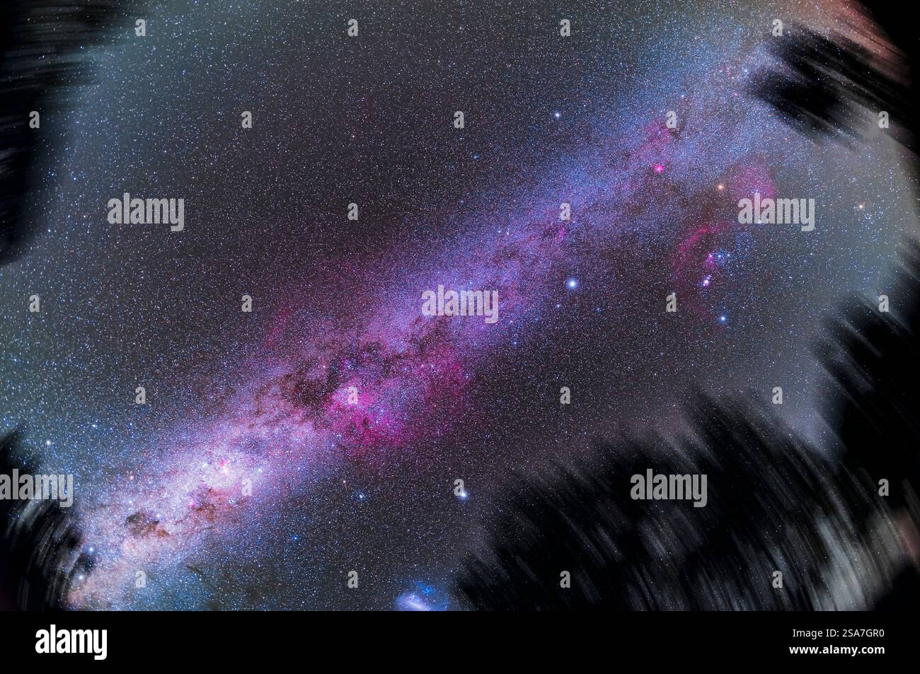 Southern Milky Way from Crux to Orion Stock Photo - Alamy