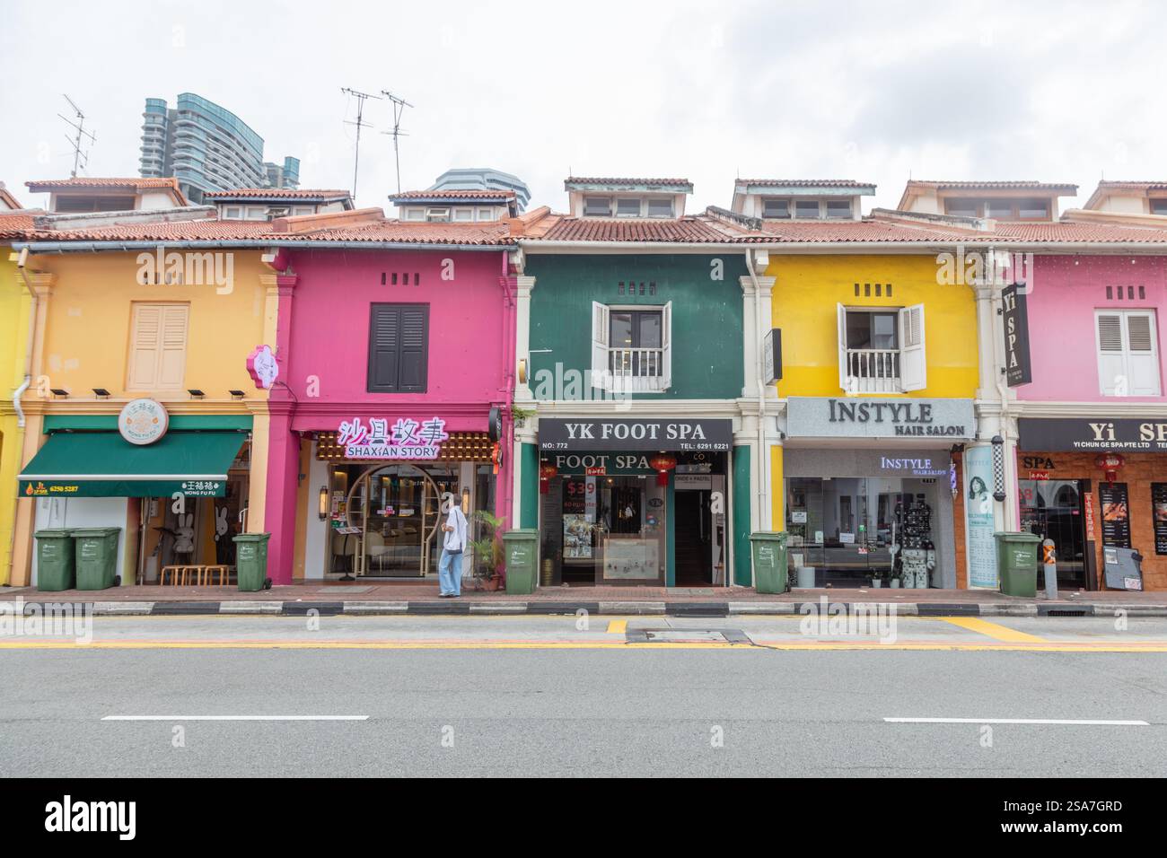 Old shophouses at Kampong Glam, Singapore. Editorial Stock Photo - Alamy