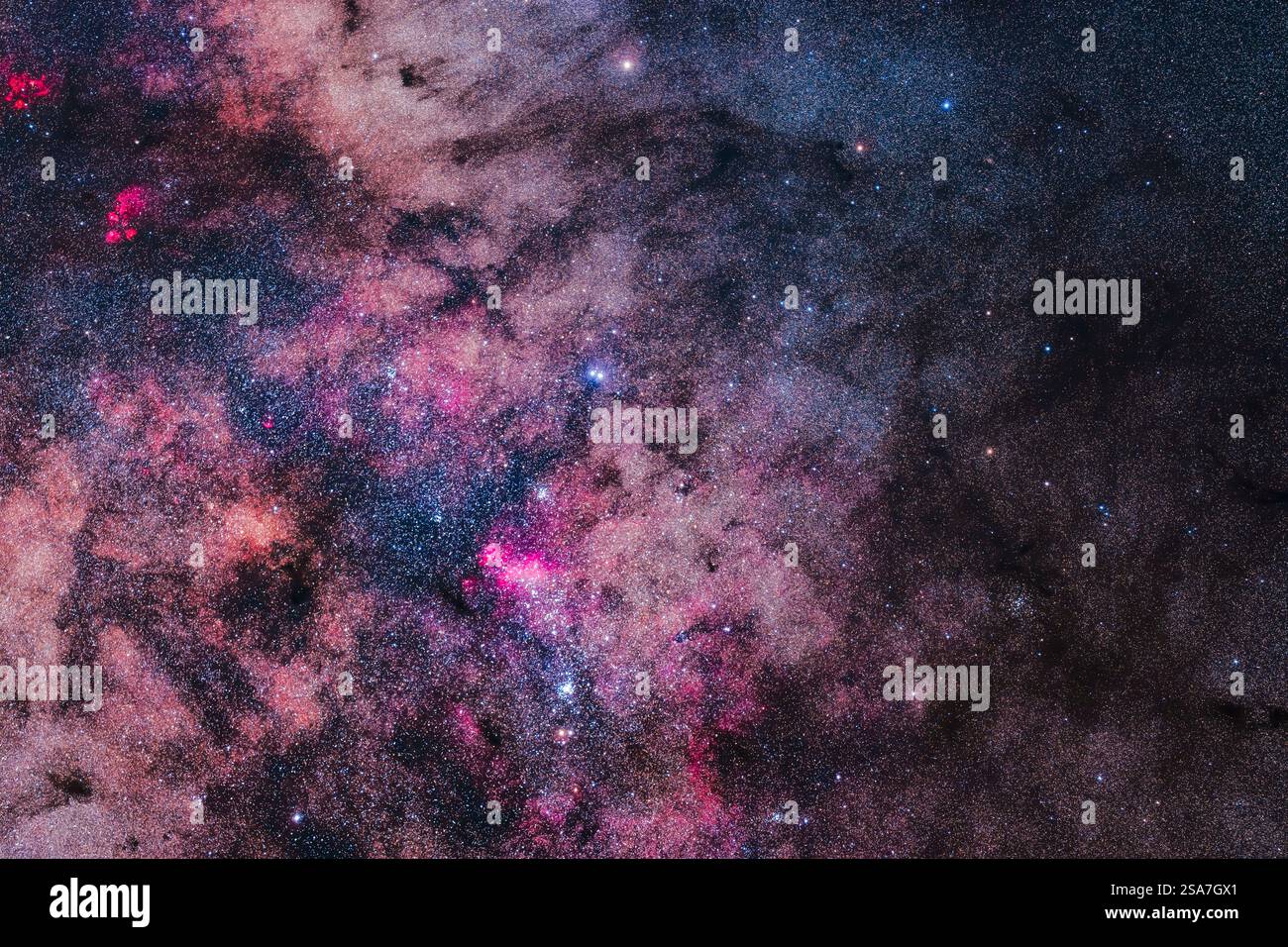 Rich area in the southern constellation Scorpius. It contains the 'False Comet' cluster, NGC ...