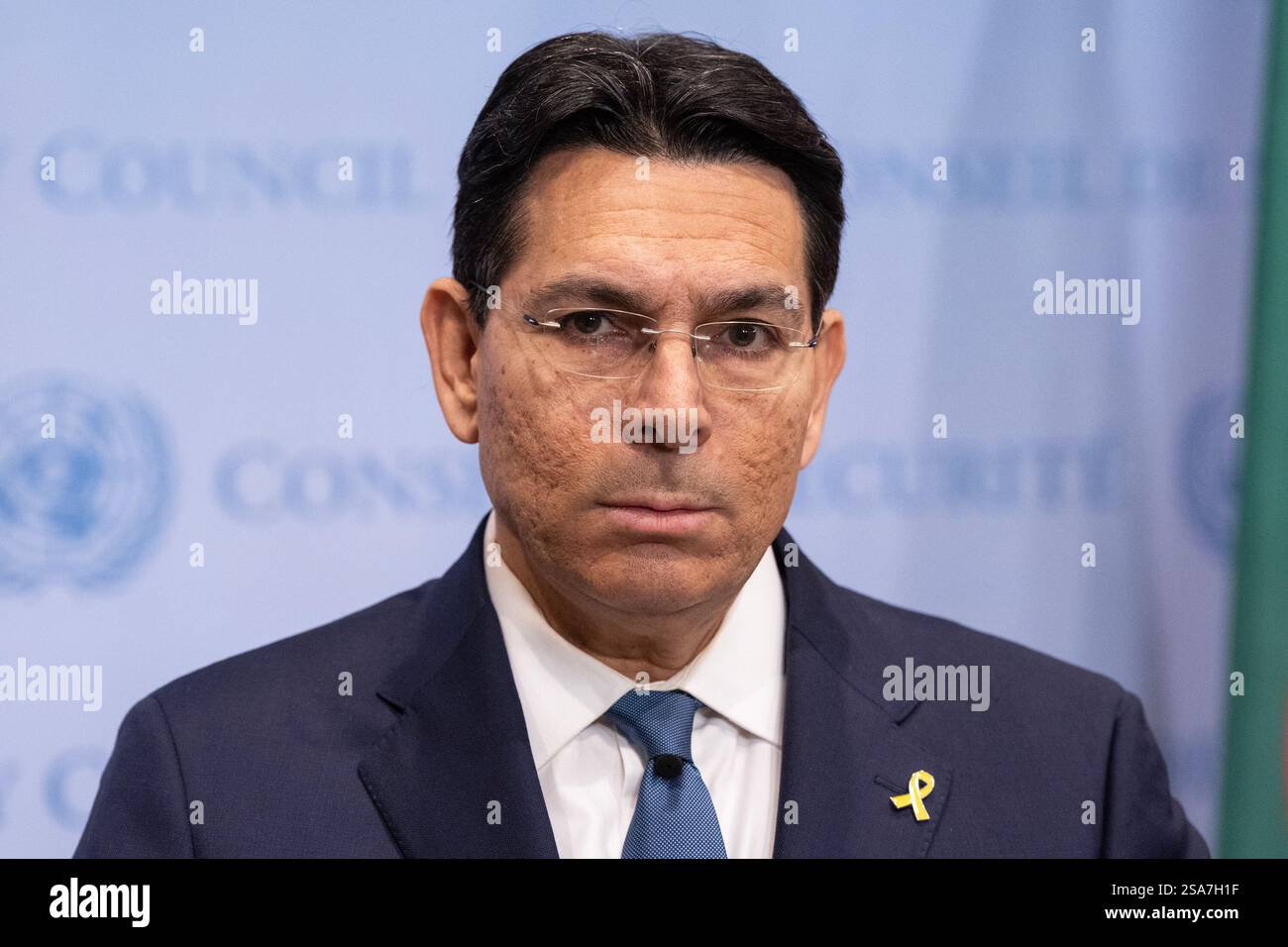 Ambassador Danny Danon speaks to the press at stakeout ahead of ... Ambassador Danny Danon speaks to the press at stakeout ahead of ...
