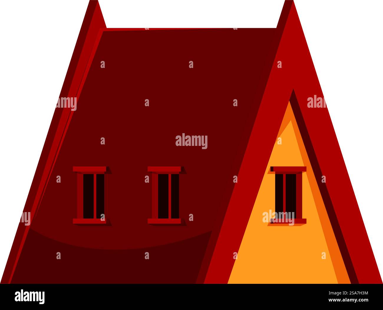 Part of a roof Cut Out Stock Images & Pictures - Alamy