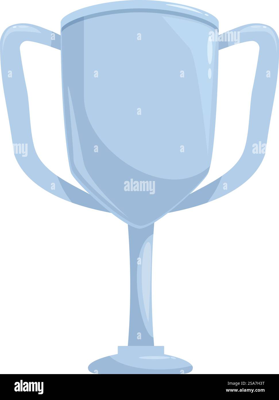 Shiny silver trophy cup standing tall, ready to be awarded to the ...