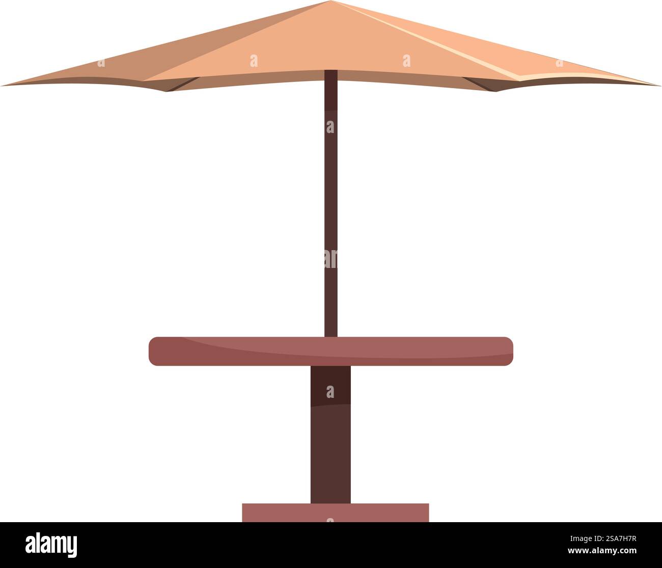 Umbrella on street Cut Out Stock Images & Pictures - Alamy