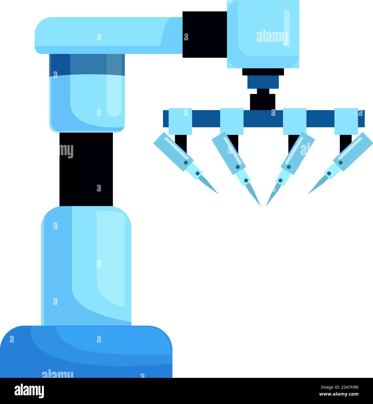 Medical robot surgeon operating using high precision tools, medical ...