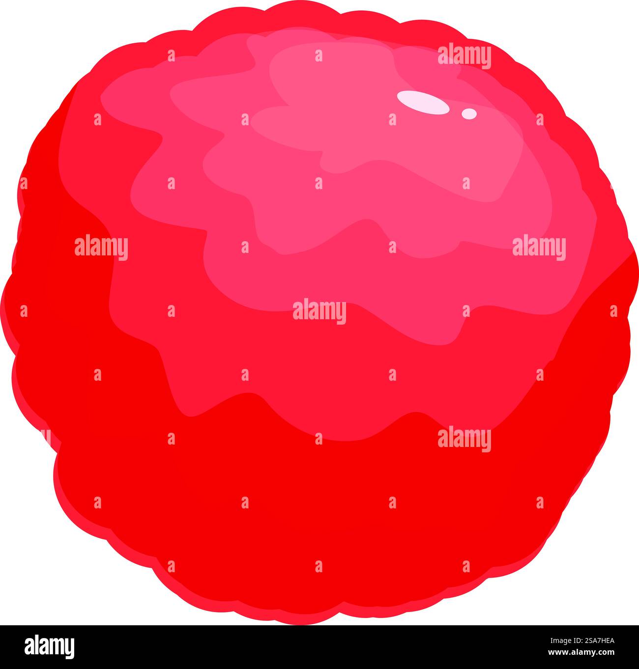 Red blood cell flowing through the circulatory system. Red blood cell ...